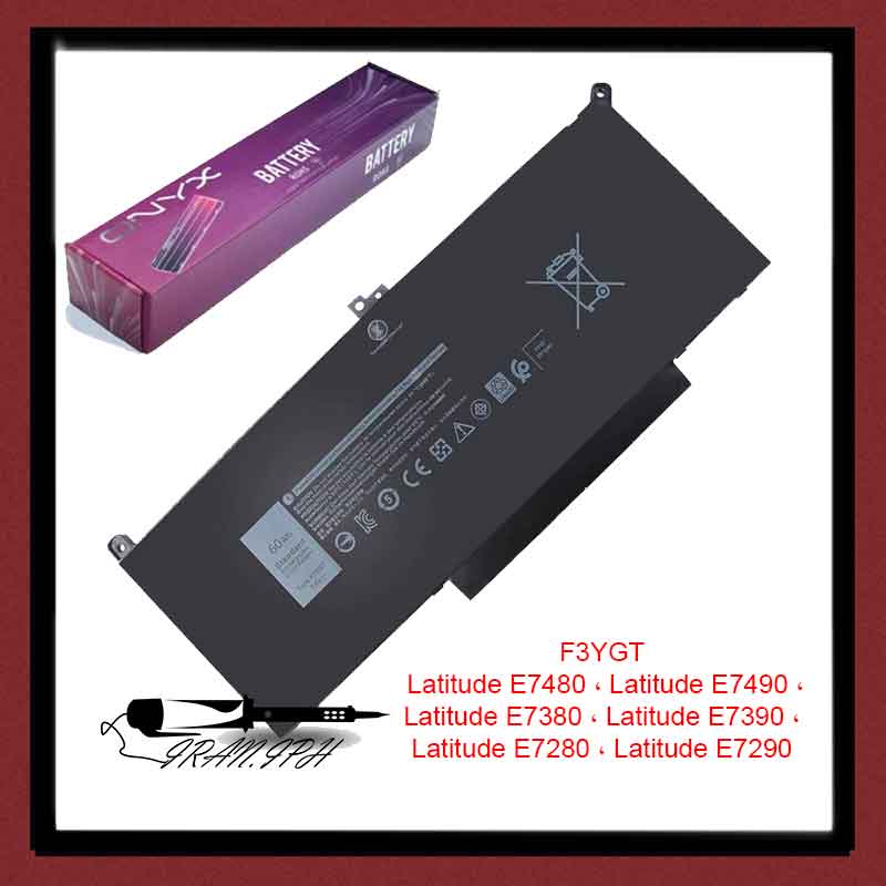 باتری لپ تاپ دل Dell Latitude 7280 با پارت نامبر : F3YGT – iraniph