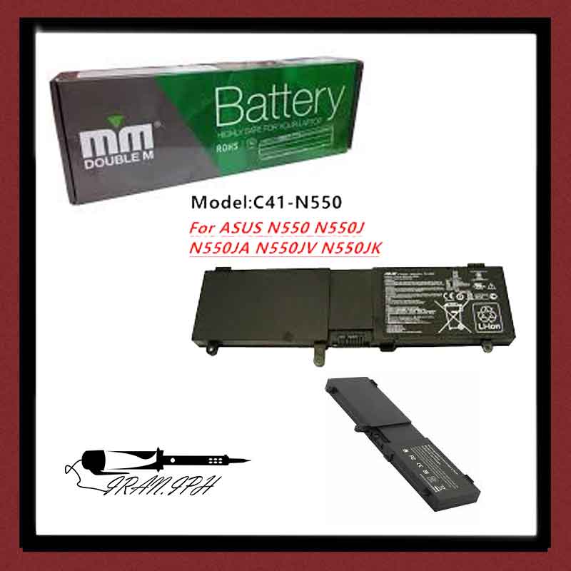 باتری لپ تاپ ASUS N550 پارت نامبر : C41-N550 – iraniph