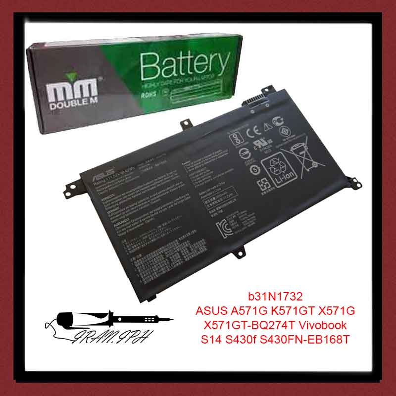 باتری ایسوس K571 با پارت نامبر : B31N1732 – iraniph