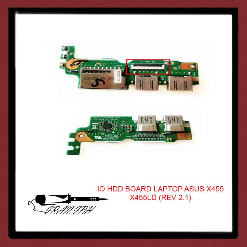 برد یو اس بی لپ تاپ ASUS X455 REV 2.1 – iraniph